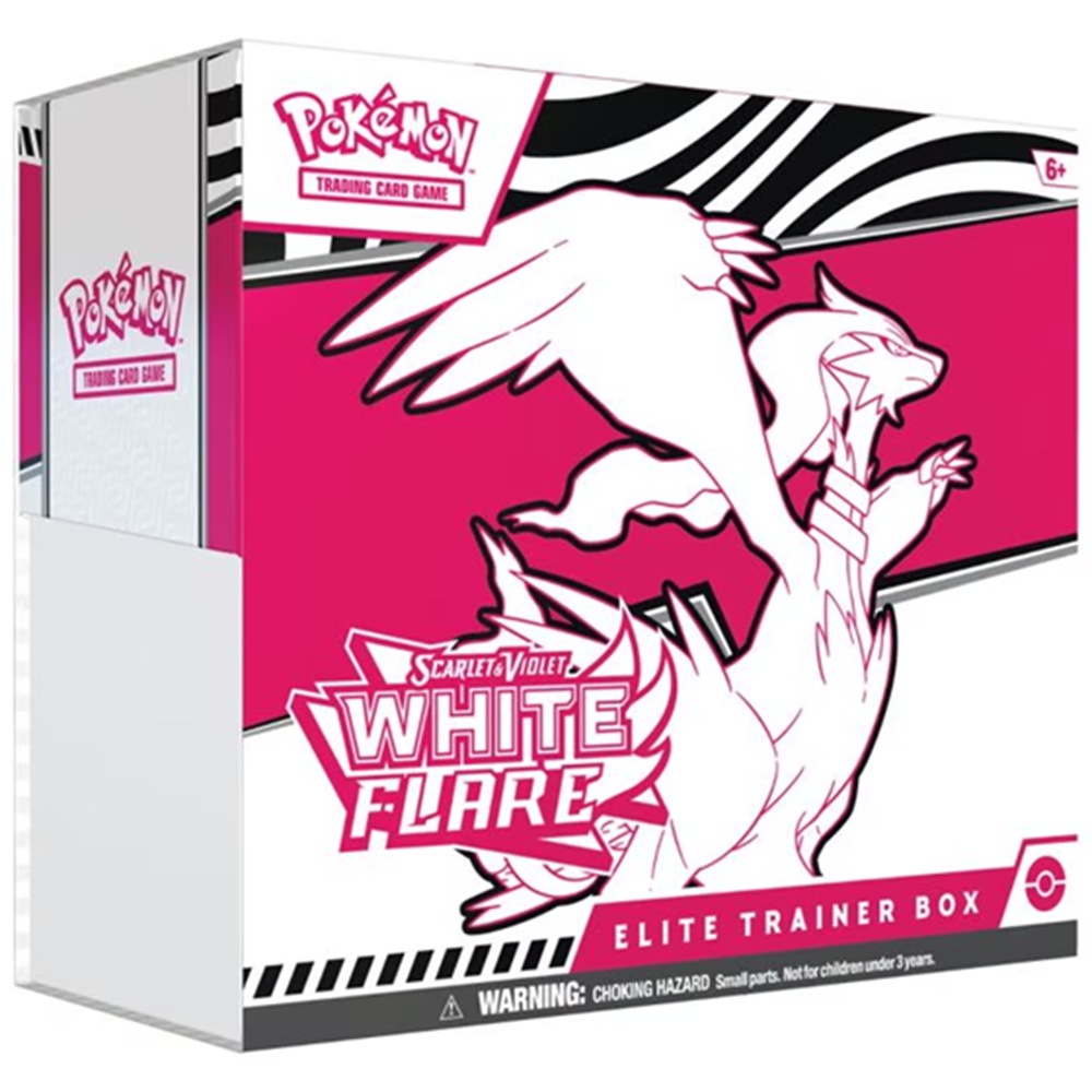 Pokemon TCG: Scarlet & Violet White Flare Elite Trainer Box - GamesPlus ...