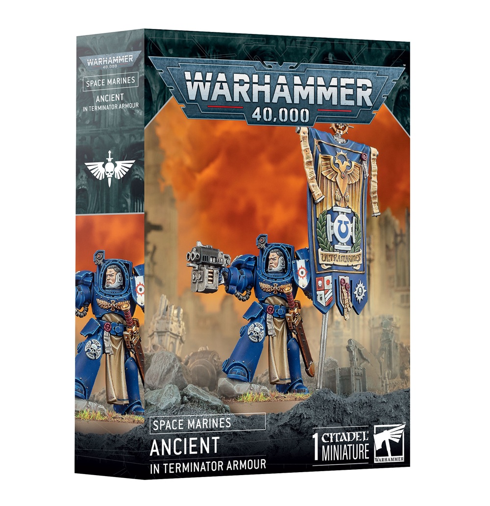 Warhammer 40,000 Space Marines Ancient In Terminator Armour (48-104) - GamesPlus Malta