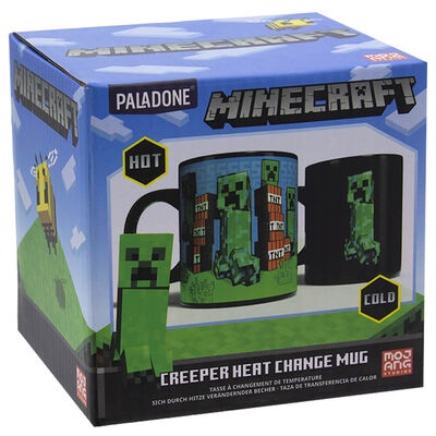 Minecraft Creeper Heat Change Mug - GamesPlus Malta