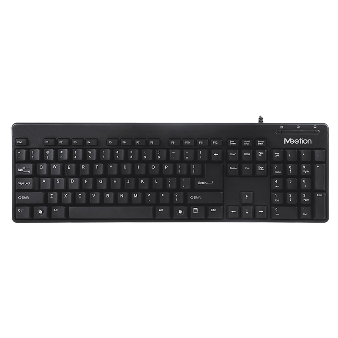 Meetion AK100 USB Standard Corded Keyboard | Buy Online Malta | GamesPlus